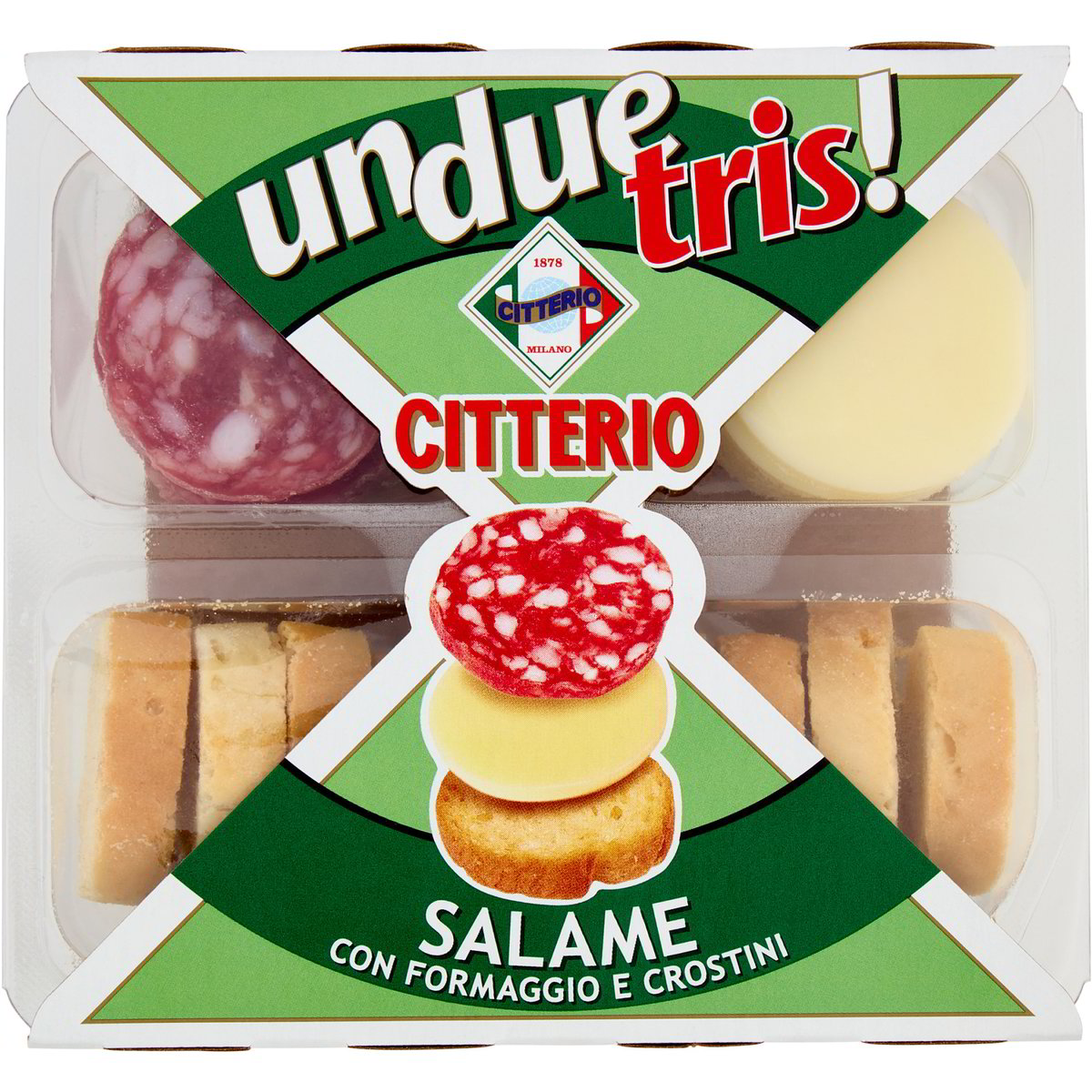 Snack salame/crostini/formaggi CITTERIO 100 G - Coop Shop