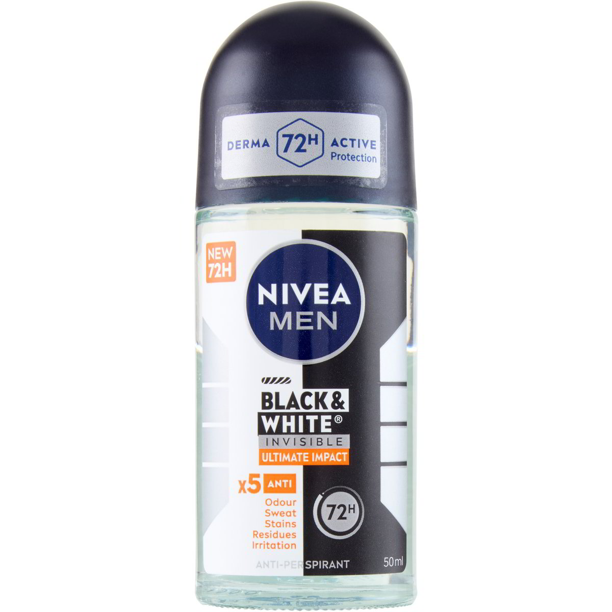 Deodorante rool on anti-perspirant black & white NIVEA 50 ML - Coop Shop