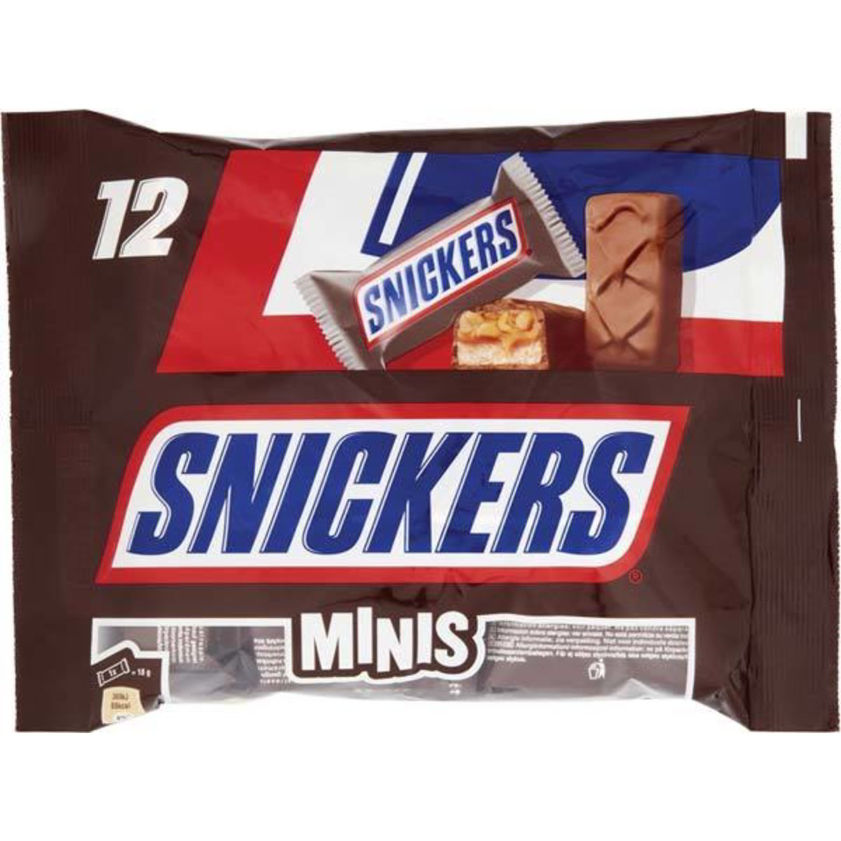 Snack cioccolato/caramello/arachidi minis x12 SNICKERS 227 G - Coop Shop