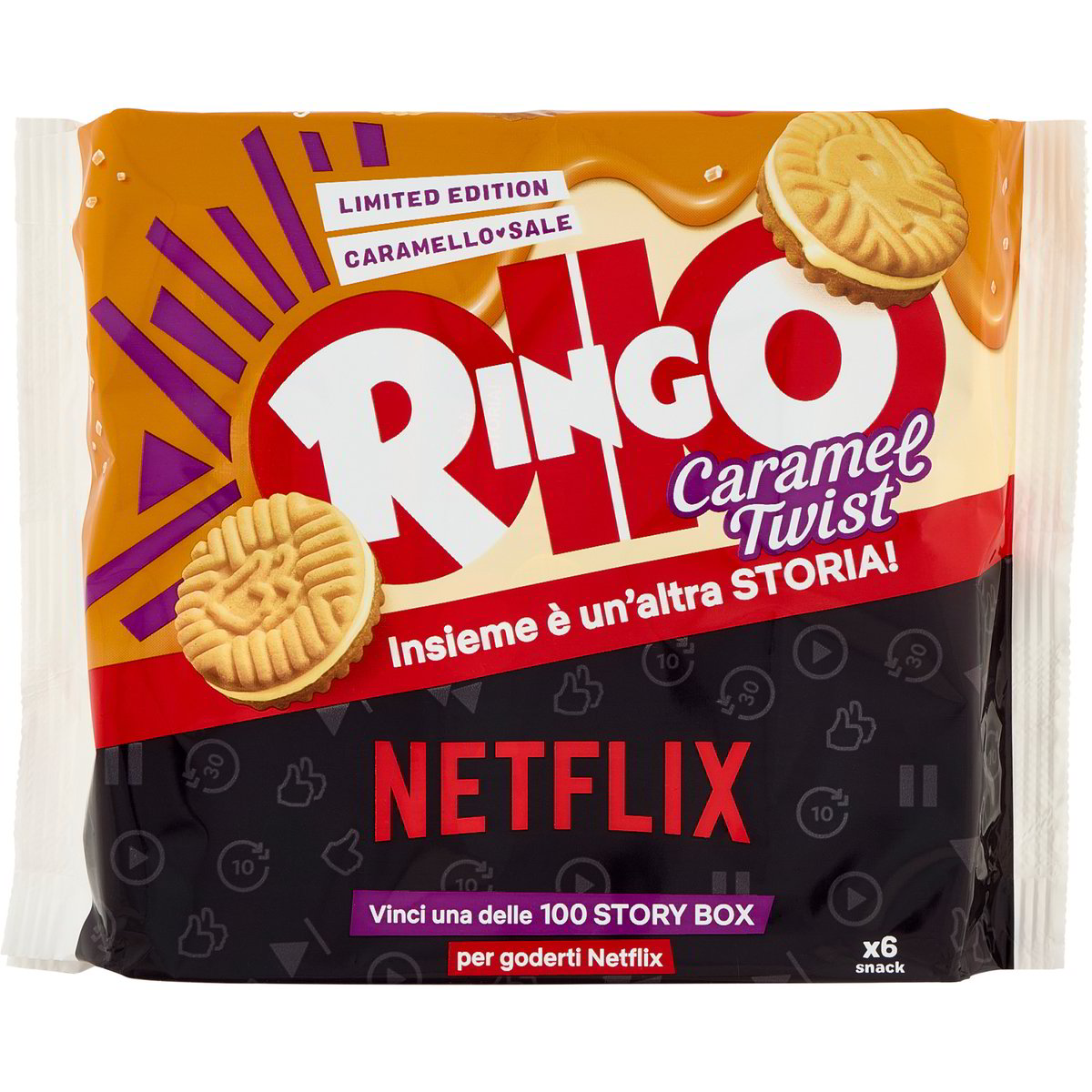 Biscotti ringo al caramello PAVESI 165 G - Coop Shop