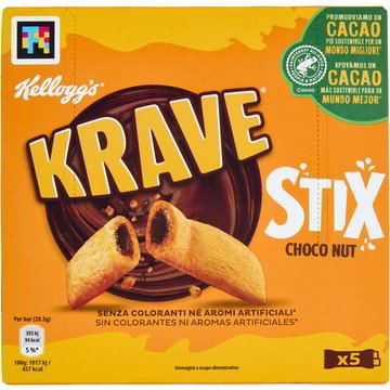 Cereali choco krave stix KELLOGG'S 102,5 G - Coop Shop