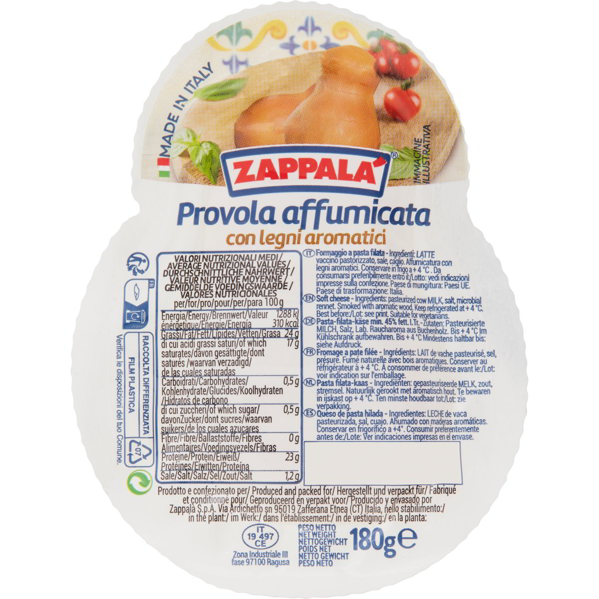 Provola affumicata ZAPPALÀ 180 G - Coop Shop