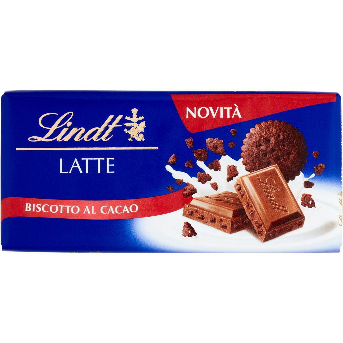Tavoletta cioccolato al latte biscotto cacao LINDT 100 G - Coop Shop