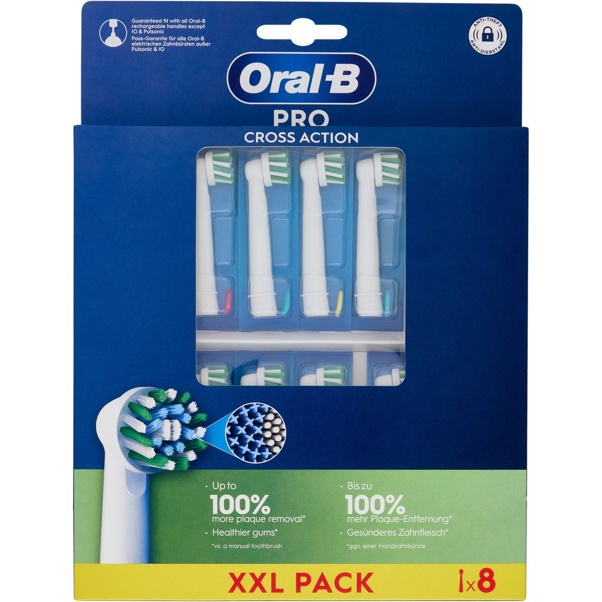 Spazzolino elettrico testine cross action x8 ORAL B 1 PZ - Coop Shop