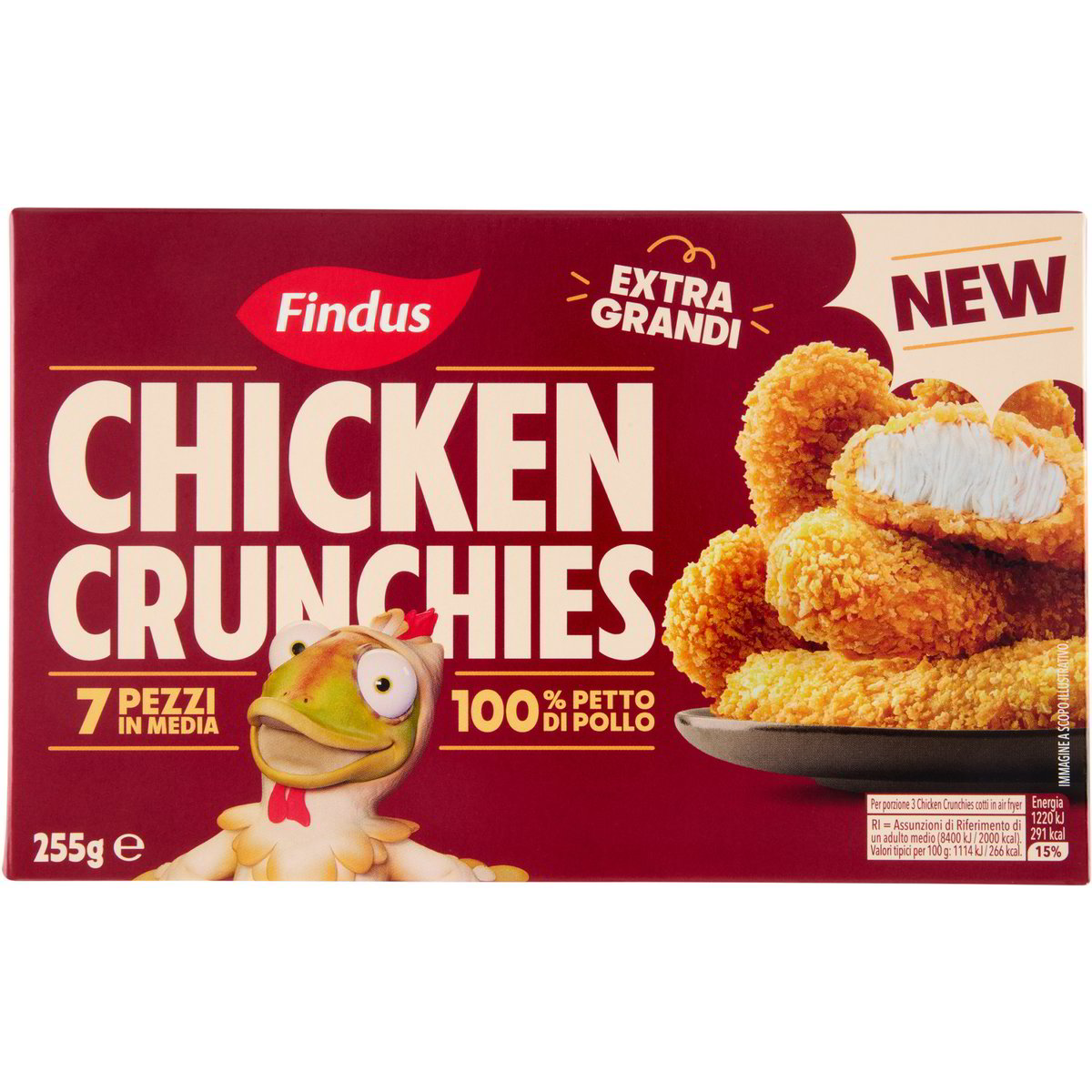 Pollo panato chicken crunchies FINDUS 255 G - Coop Shop
