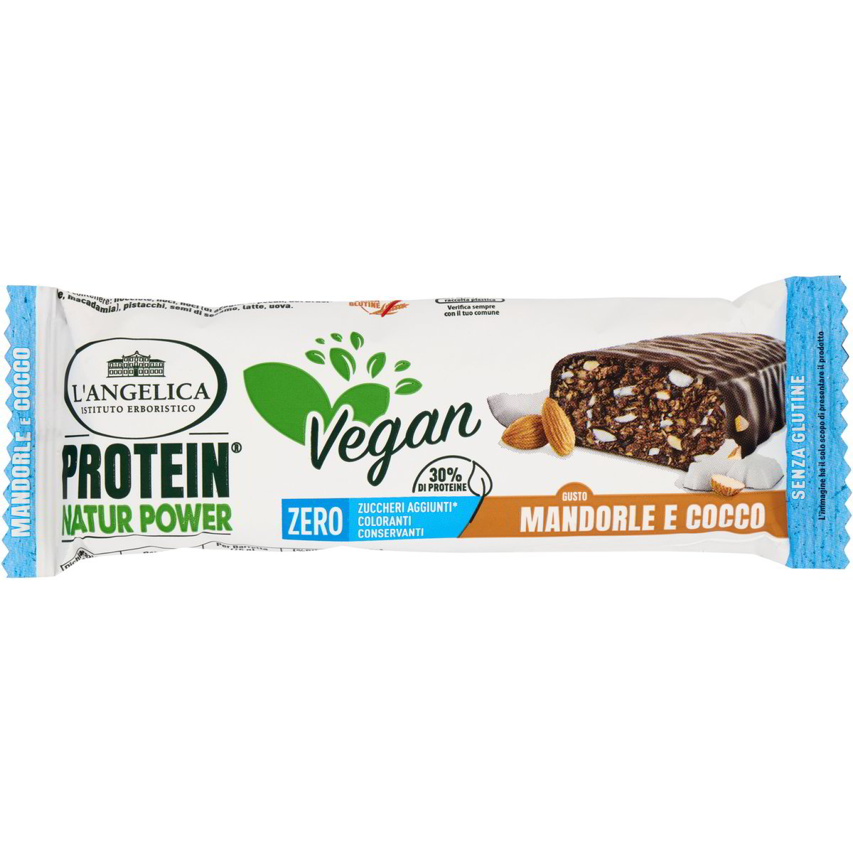 Barretta proteica mandorle e cocco zero L'ANGELICA 45 G - Coop Shop