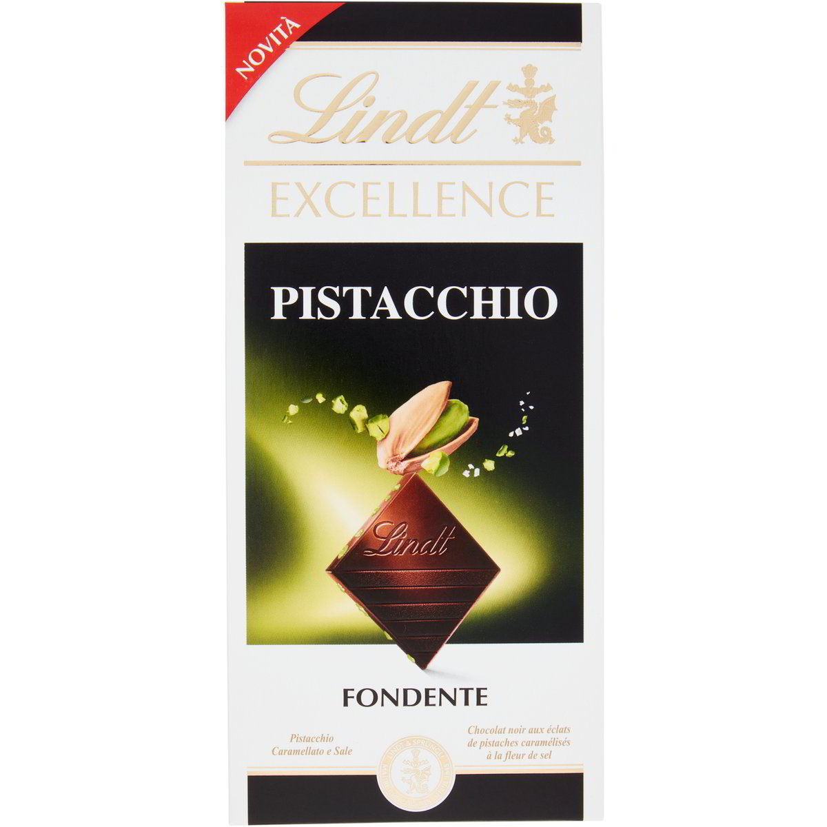 Tavoletta cioccolato fondente con pistacchio LINDT 100 G - Coop Shop