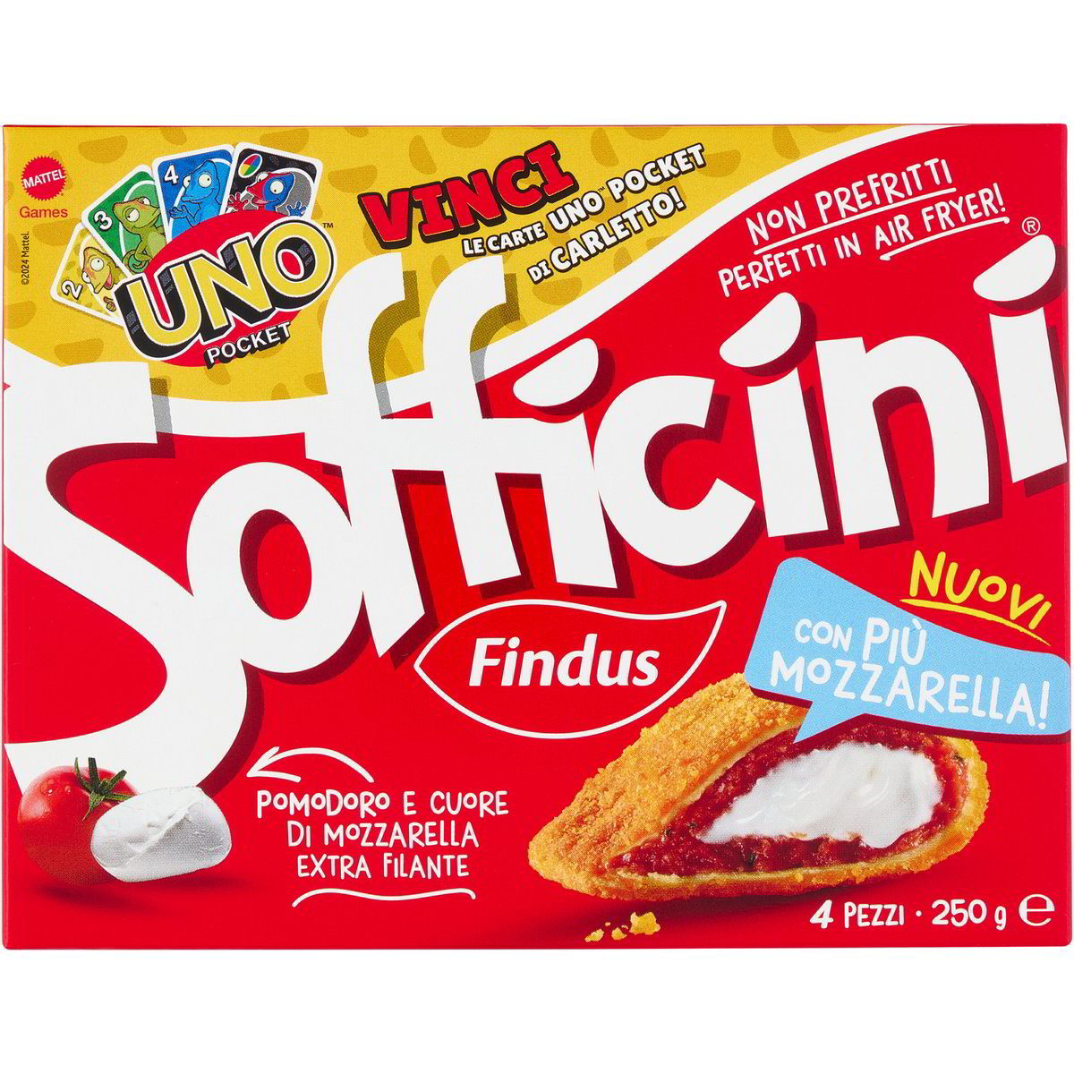 Sofficini pomodoro più e mozzarella x4 FINDUS 250 G - Coop Shop