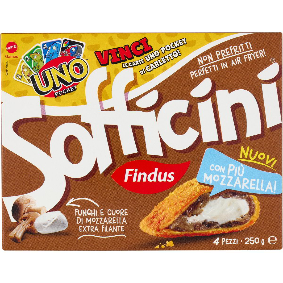 Sofficini funghi più e mozzarella x4 FINDUS 250 G - Coop Shop