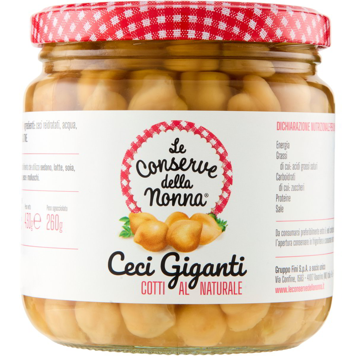 Ceci lessati LE CONSERVE DELLA NONNA 260 G - Coop Shop