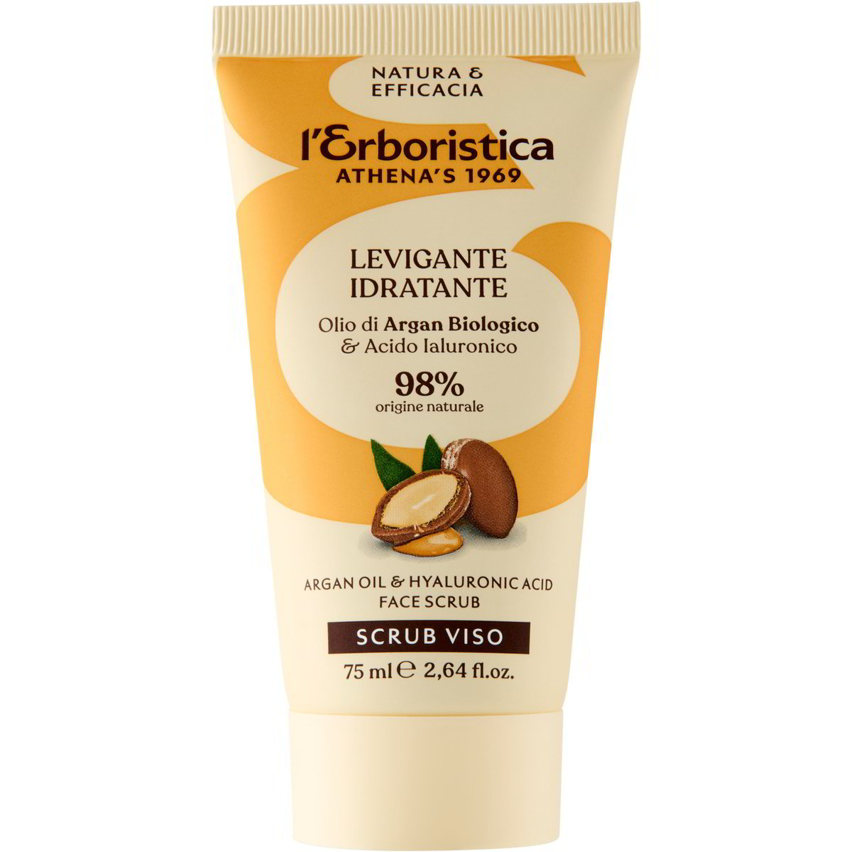 Scrub viso in crema olio di argan biologico L'ERBORISTICA 75 ML - Coop Shop