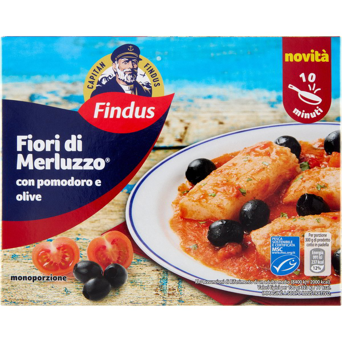 Merluzzo fiori con pomodoro e olive nere FINDUS 300 G - Coop Shop
