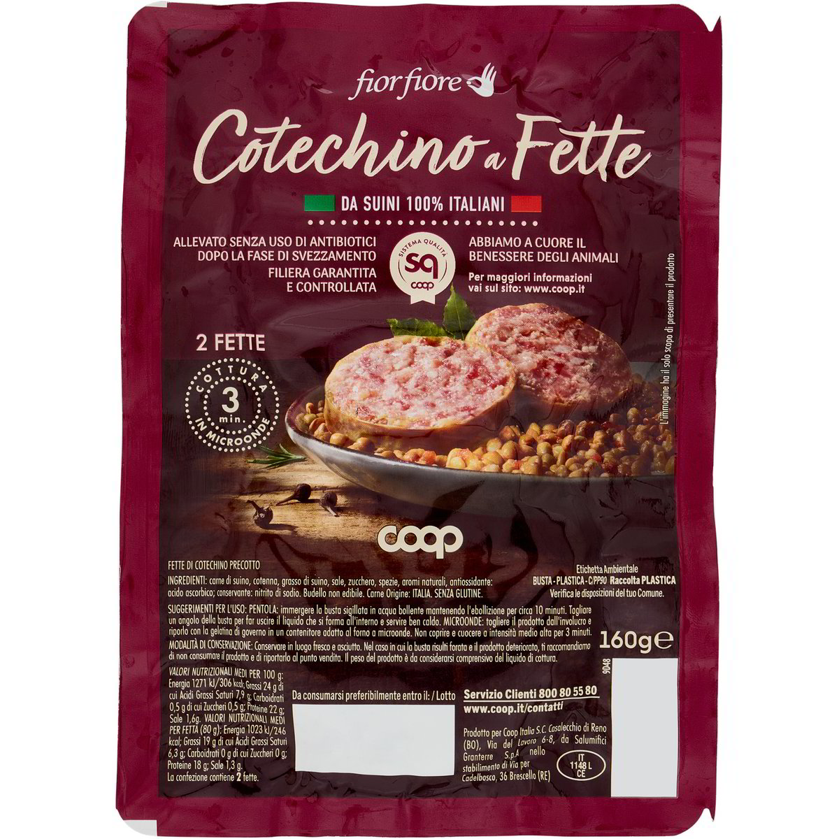 Cotechino a fette COOP - FIOR FIORE 150 G - Coop Shop