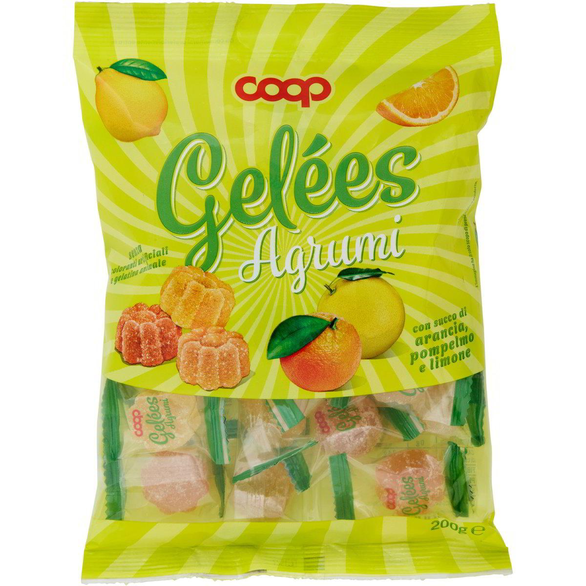 Caramelle agli agrumi gelees COOP 200 G - Coop Shop