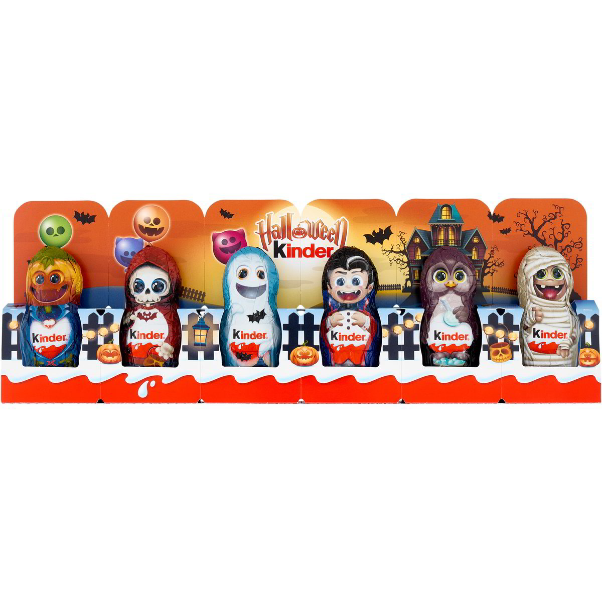 Cioccolato al latte kinder figure halloween KINDER 6 X 15 G - Coop Shop