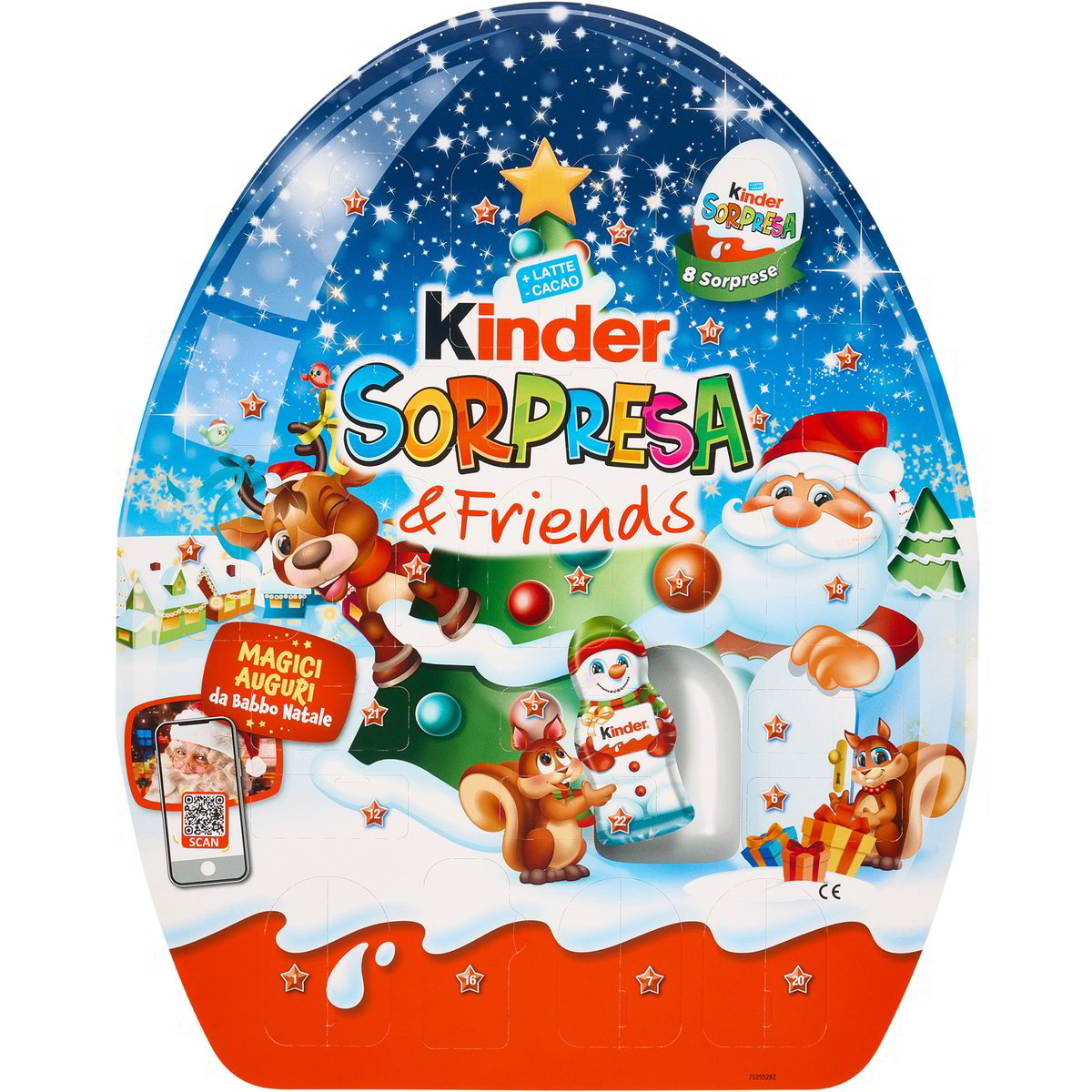 Calendario dell'avvento kinder sorpresa friends FERRERO 370 G - Coop Shop