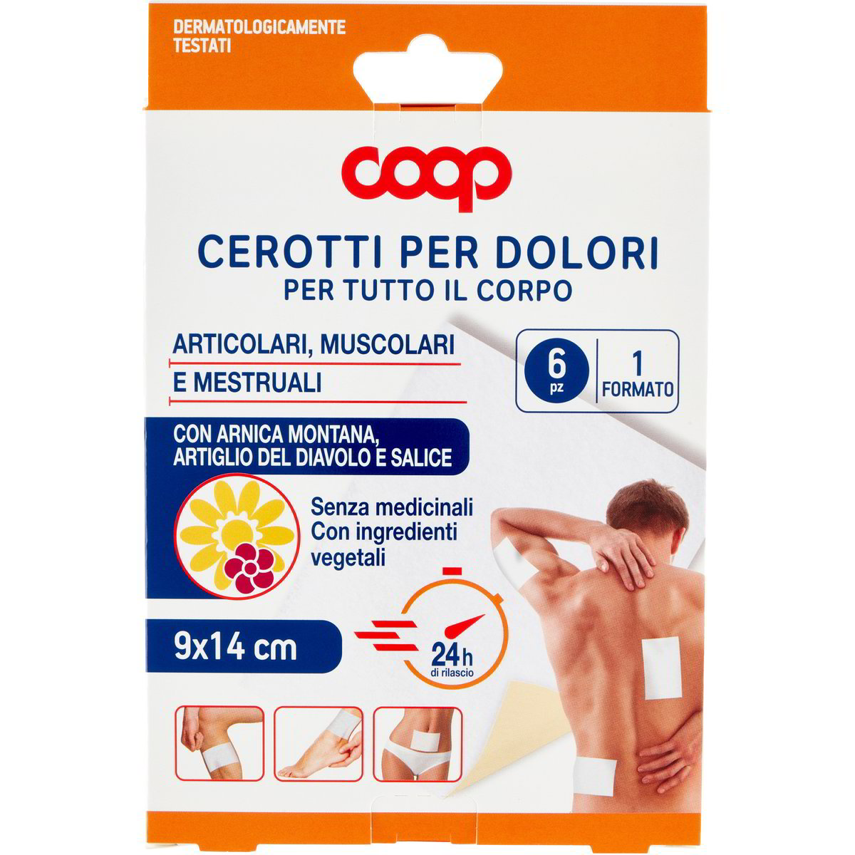 Cerotti dolori articolari/muscolari/mestruali x6 COOP 1 PZ - Coop Shop