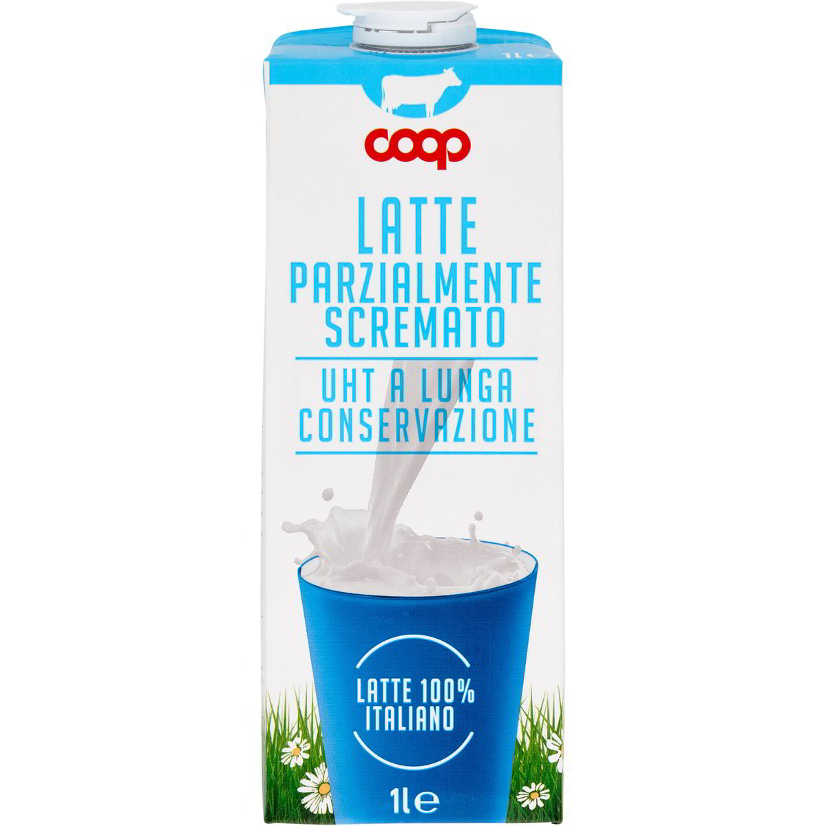 Latte uht parzialmente scremato COOP 1000 ML - Coop Shop
