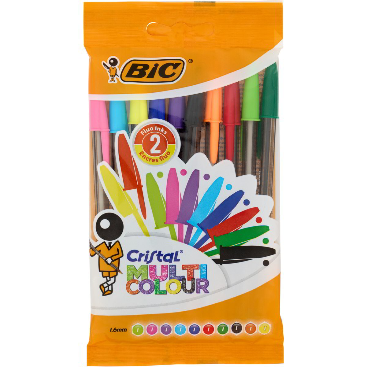 Biro cristal bic colori assortiti x10 BIC 1 PZ - Coop Shop