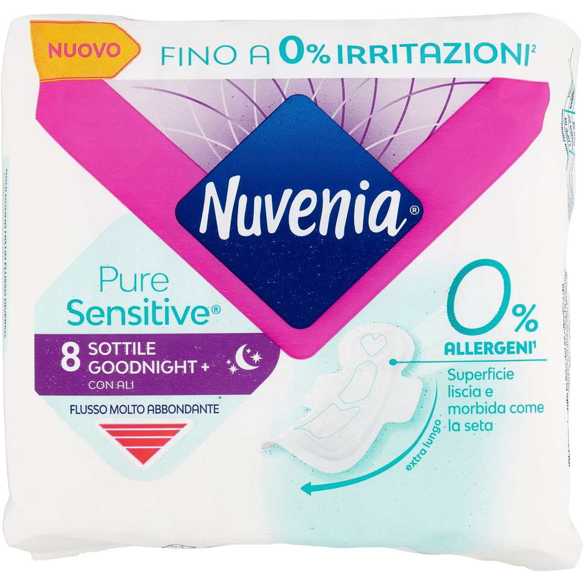 Assorbenti ultra pure sensitive notte con ali x8 NUVENIA 1 PZ - Coop Shop