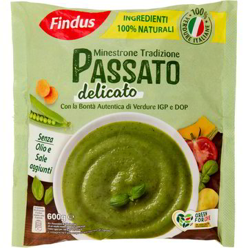 Minestrone tradizione il passato FINDUS 600 G - Coop Shop