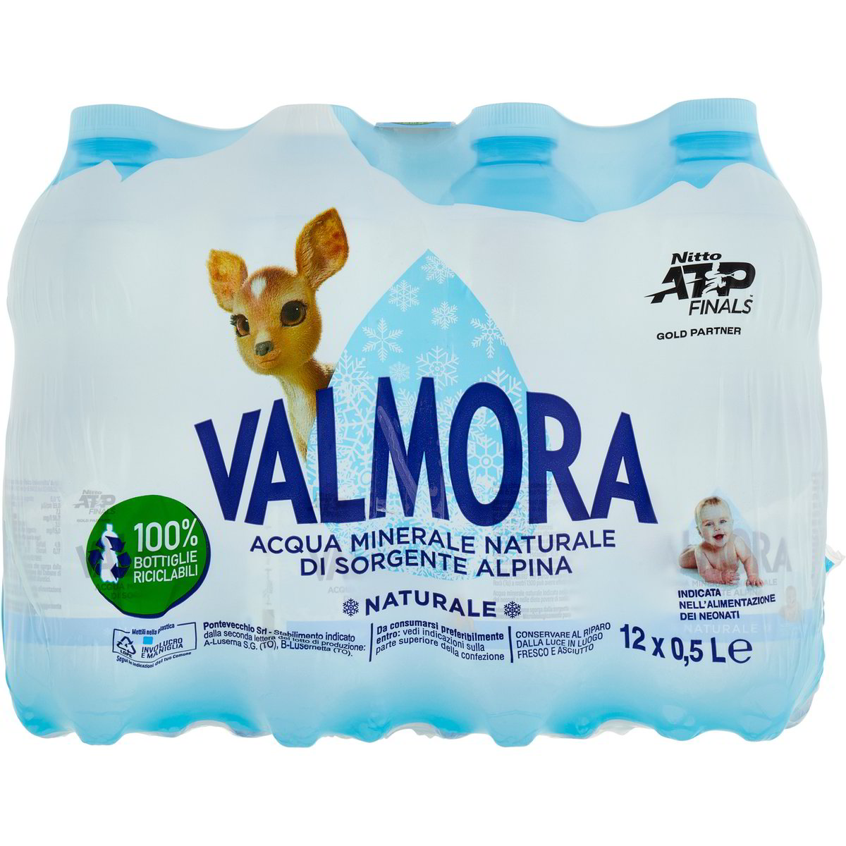 Acqua naturale VALMORA 12 X 500 ML - Coop Shop