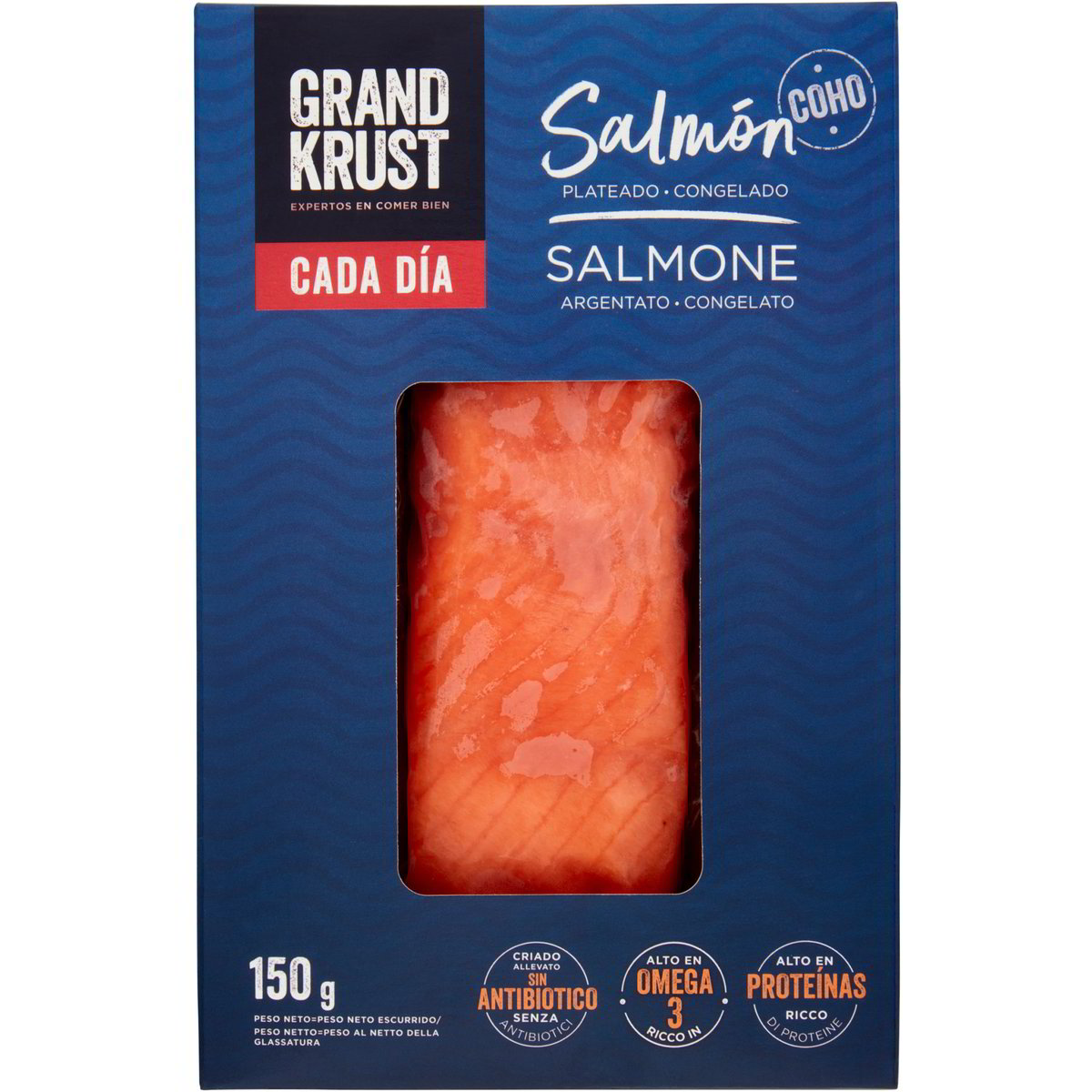 Salmone argentato congelato GRAND KRUST 150 G - Coop Shop