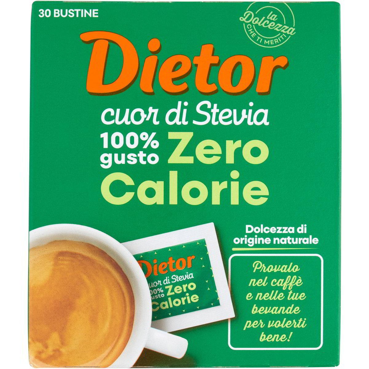 Dolcificante bustine con stevia DIETOR 30 G - Coop Shop