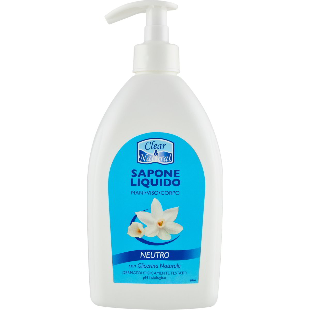Sapone liquido mani viso corpo neutro CLEAR & NATURAL 500 ML - Coop Shop