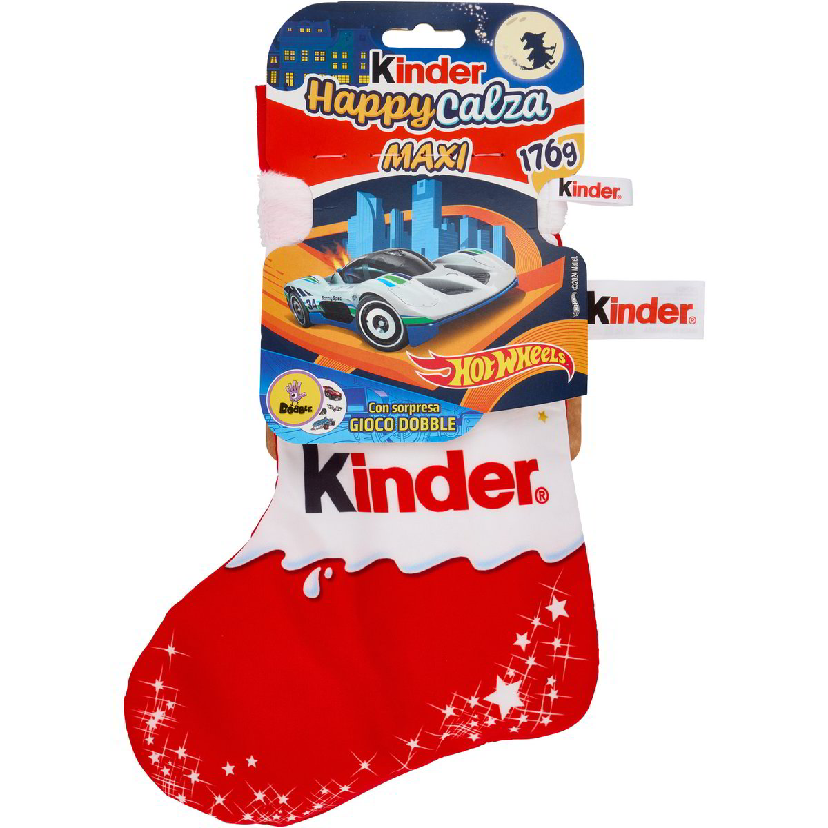 Befana calza kinder happy calza hot wheels FERRERO 176 G - Coop Shop