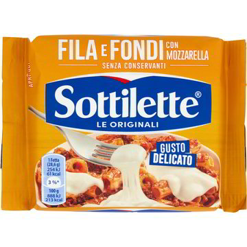 Sottilette fila e fondi SOTTILETTE 200 G - Coop Shop