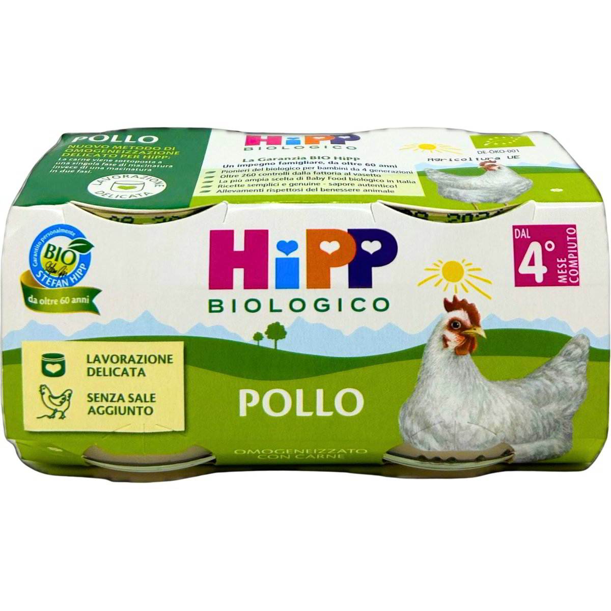 Omogeneizzato pollo HIPP 2 X 80 G - Coop Shop