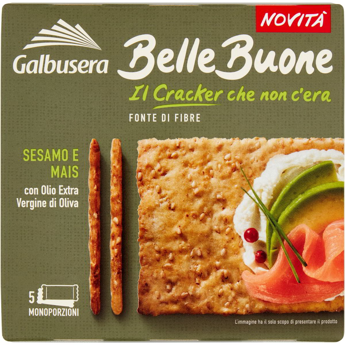 Cracker con sesamo e mais belle buone GALBUSERA 200 G - Coop Shop