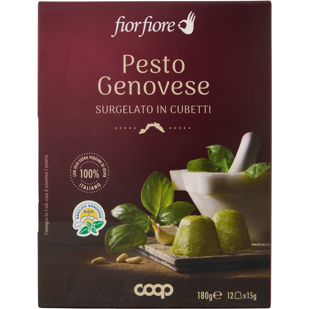 Pesto alla genovese surgelato in cubetti COOP - FIOR FIORE 180 G - Coop ...