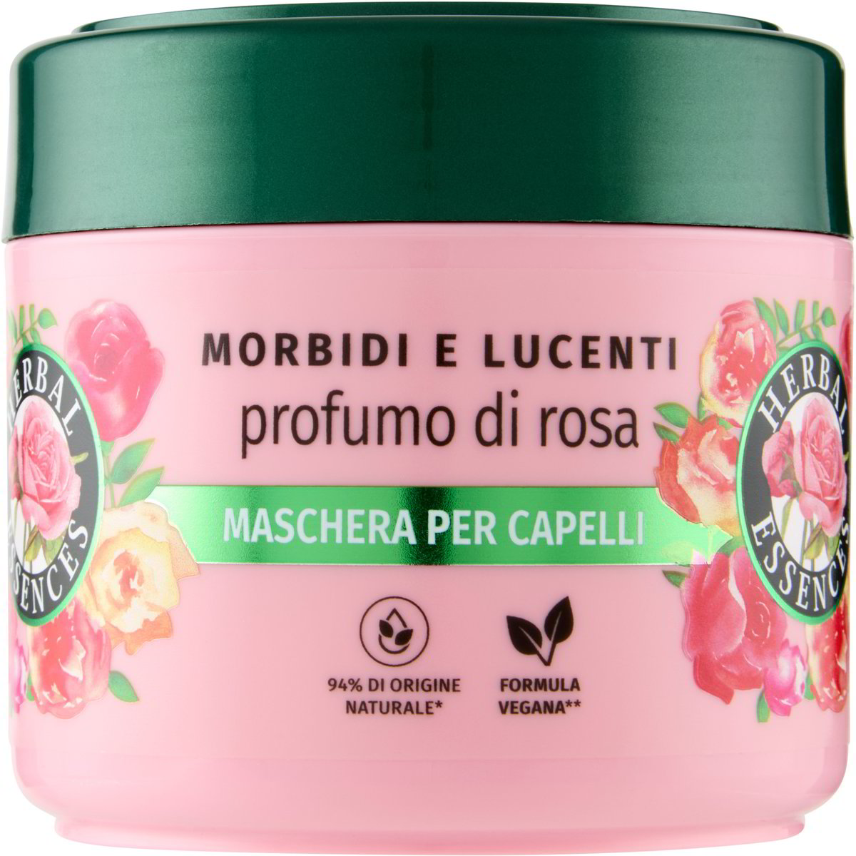 Capelli maschera morbidi e lucenti profumo rosa HERBAL ESSENCES 300 ML ...