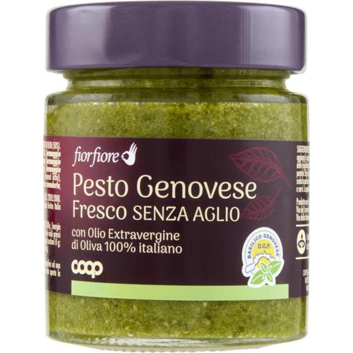 Pesto alla genovese fresco senza aglio COOP - FIOR FIORE 130 G - Coop Shop