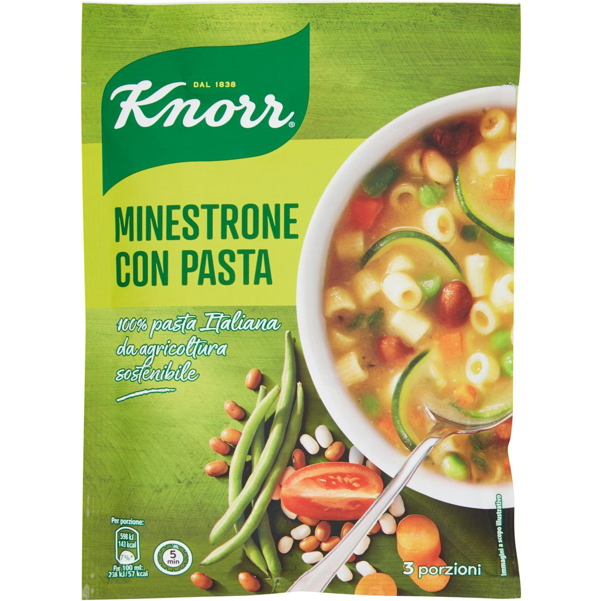 Minestrone con pasta KNORR 132 G - Coop Shop