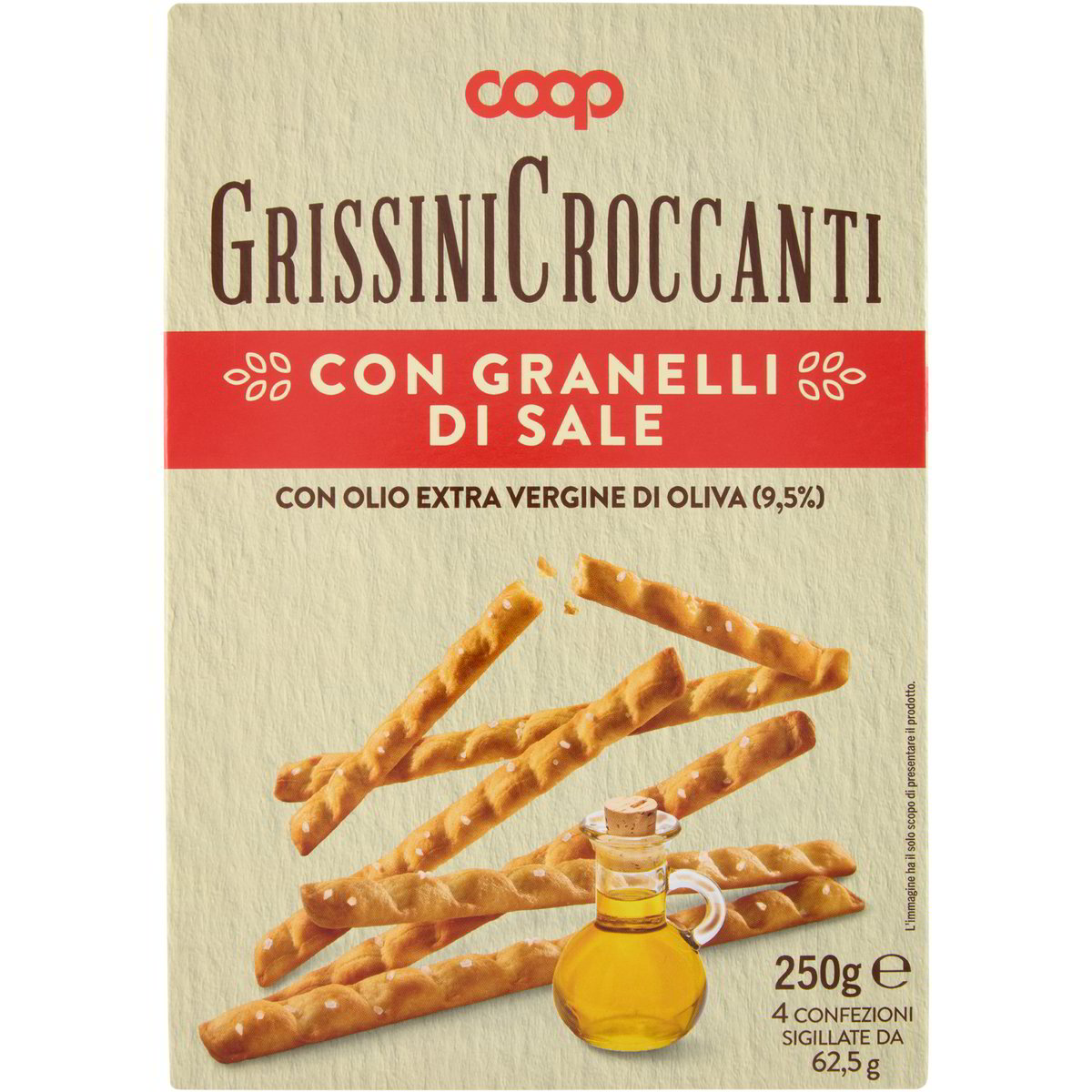 Grissini con granelli di sale e olio evo COOP 250 G - Coop Shop