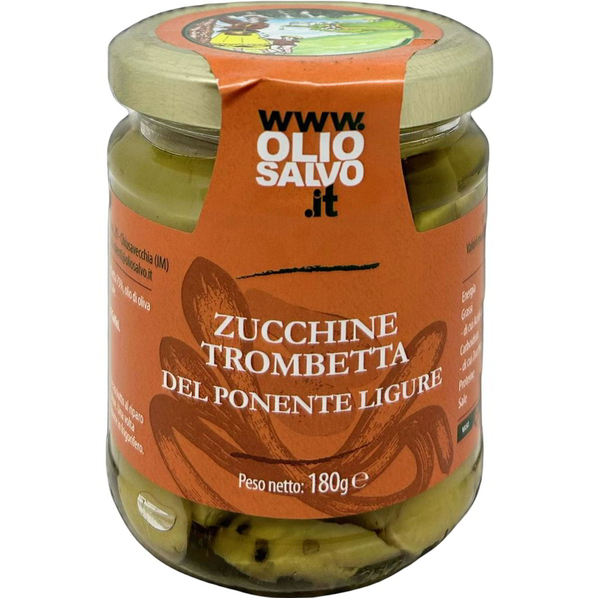 Zucchine trombetta del ponente ligure in olio OLIO SALVO 180 G - Coop Shop