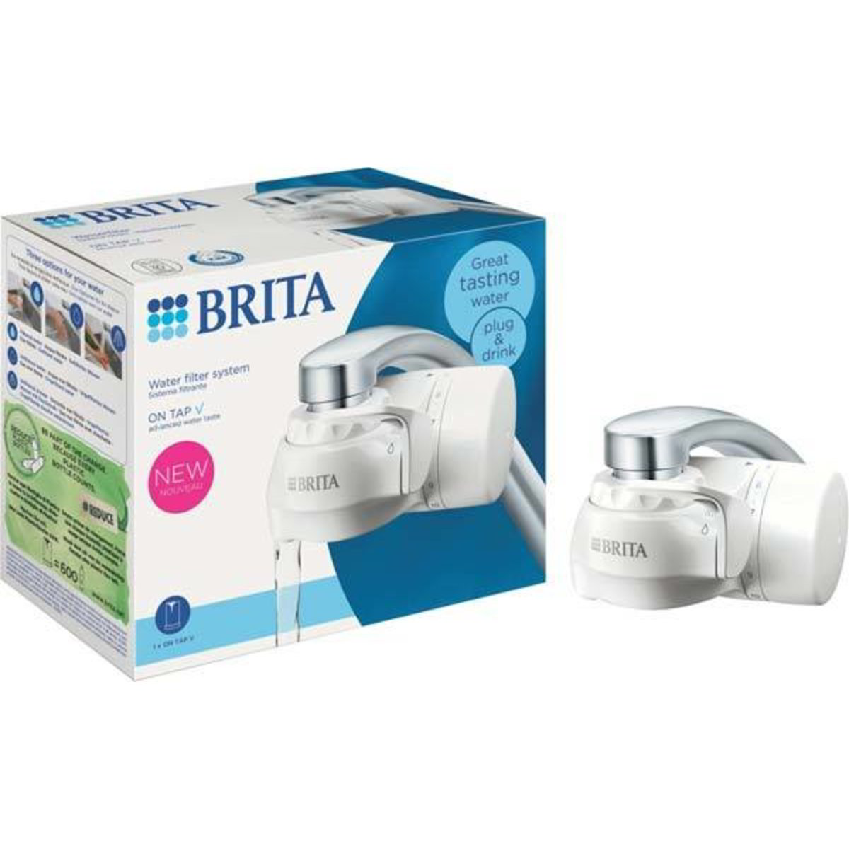 Filtro acqua rubinetto sistema filtrante on tap v BRITA 1 PZ - Coop Shop