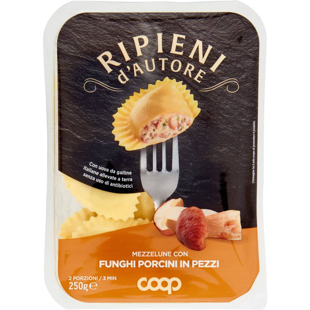 Ravioli mezzelune ai funghi porcini COOP 250 G - Coop Shop
