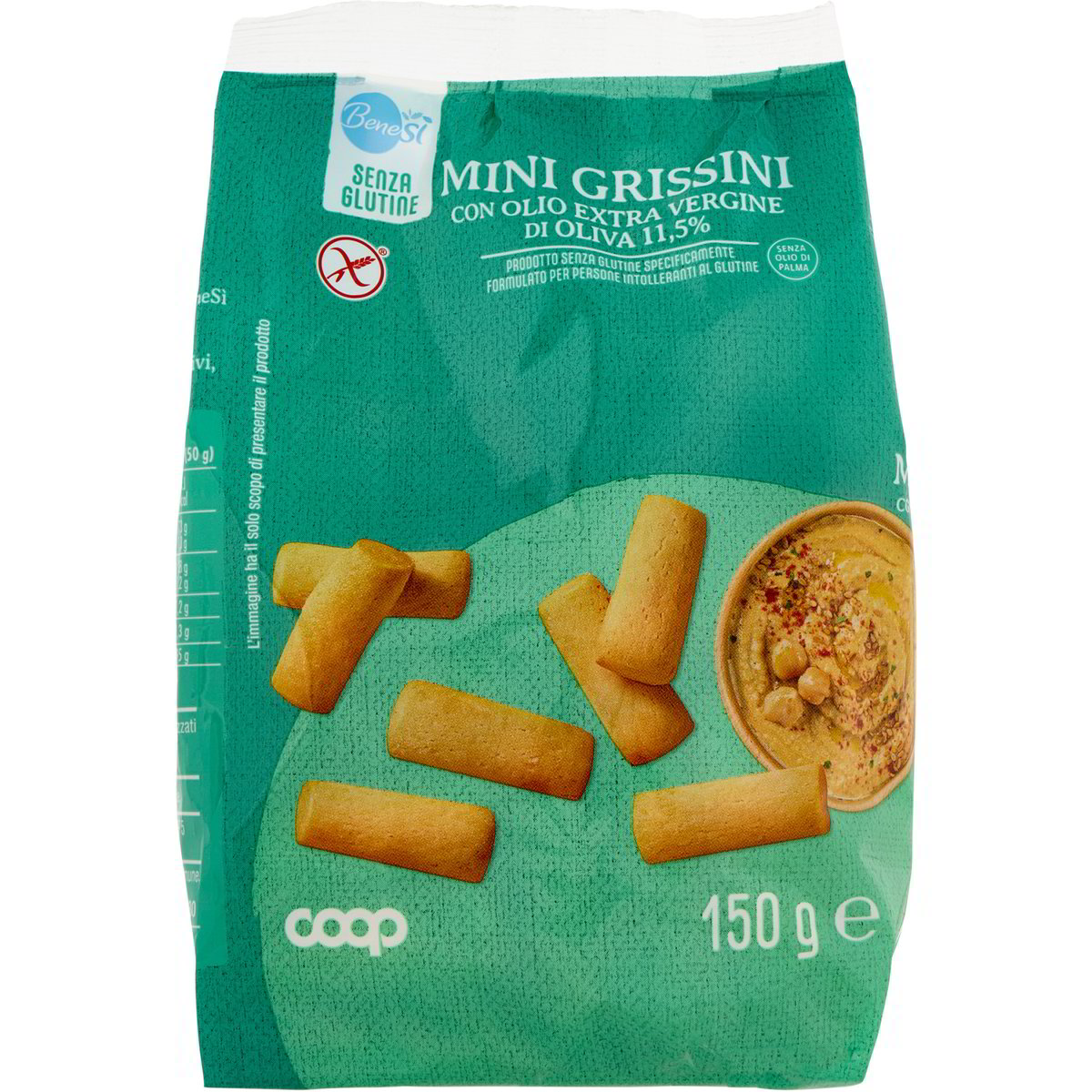Grissini mini con olio extra vergine di oliva COOP - BENE SI' 150 G ...