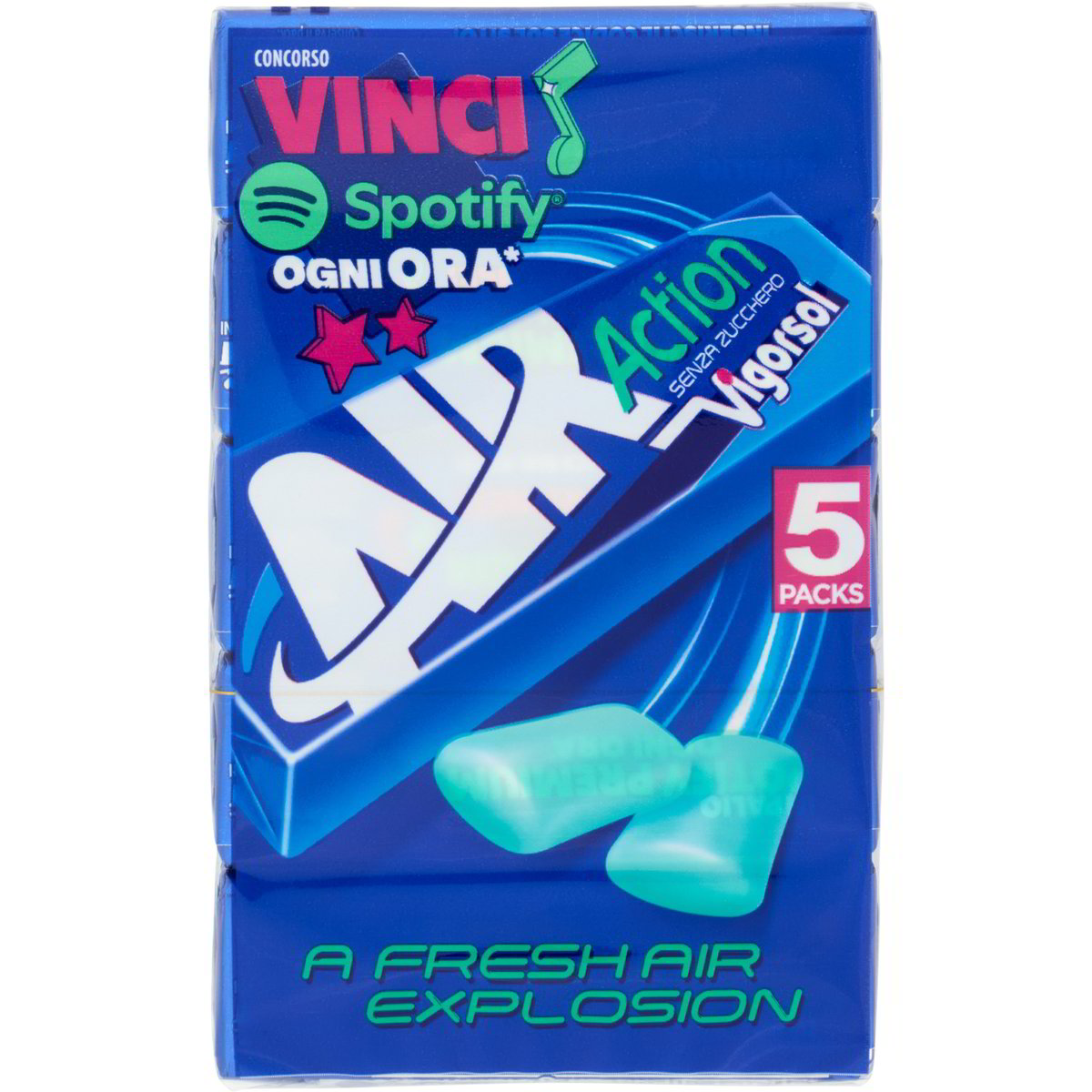 Chewing gum air action x5 VIGORSOL 66 G - Coop Shop