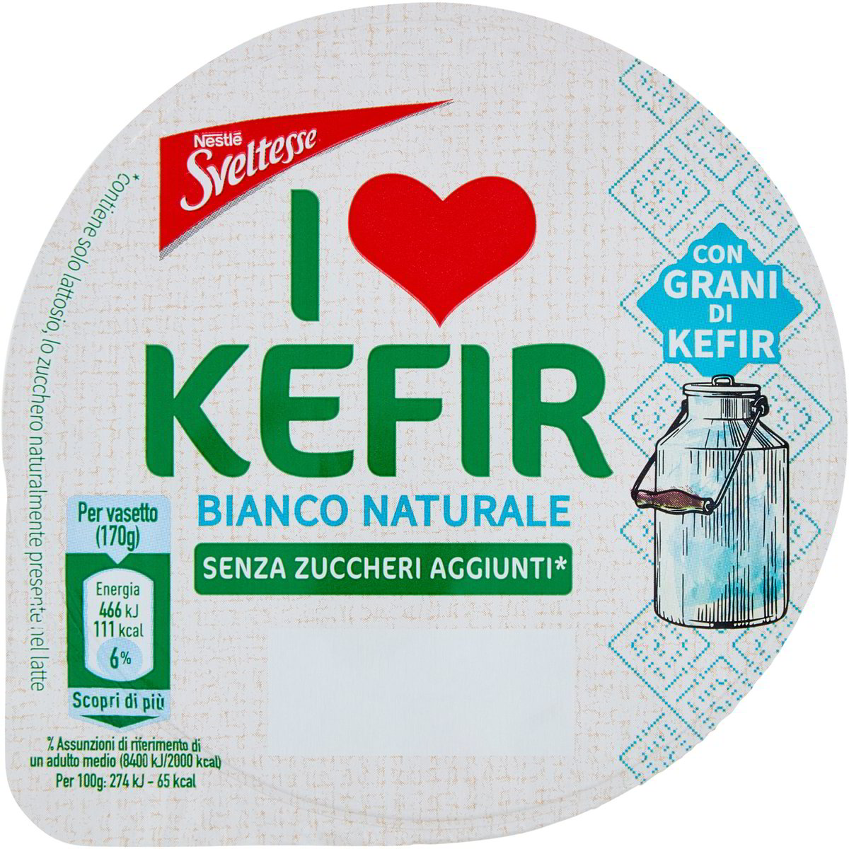 Kefir bianco naturale SVELTESSE 170 G - Coop Shop