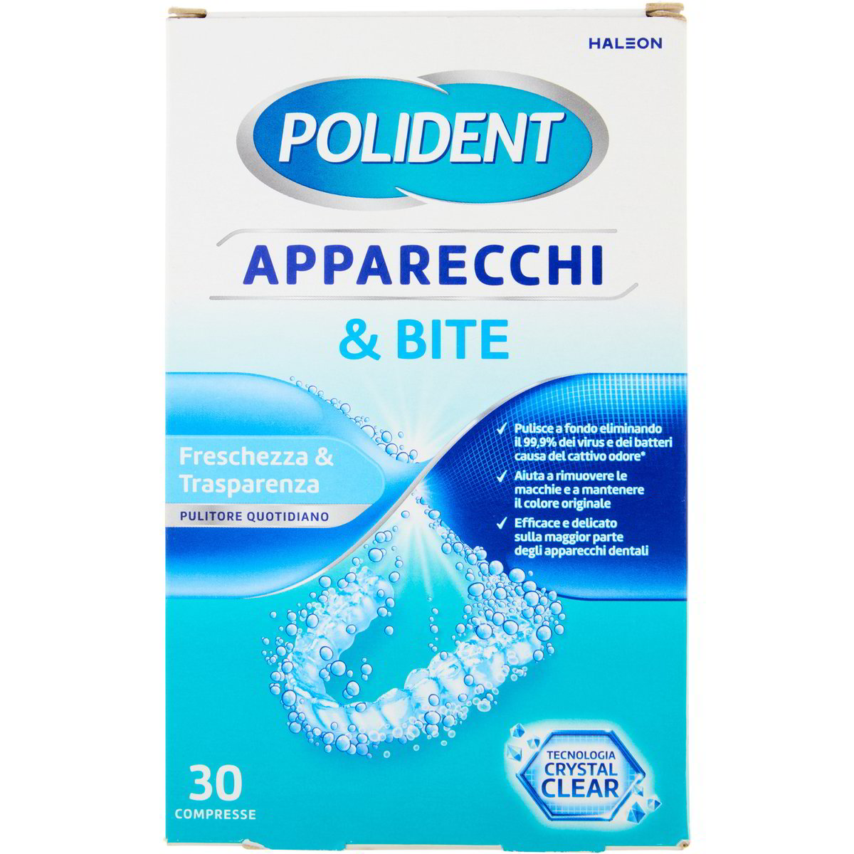 Compresse effervescenti per apparecchi e bite x30 POLIDENT 1 PZ - Coop Shop