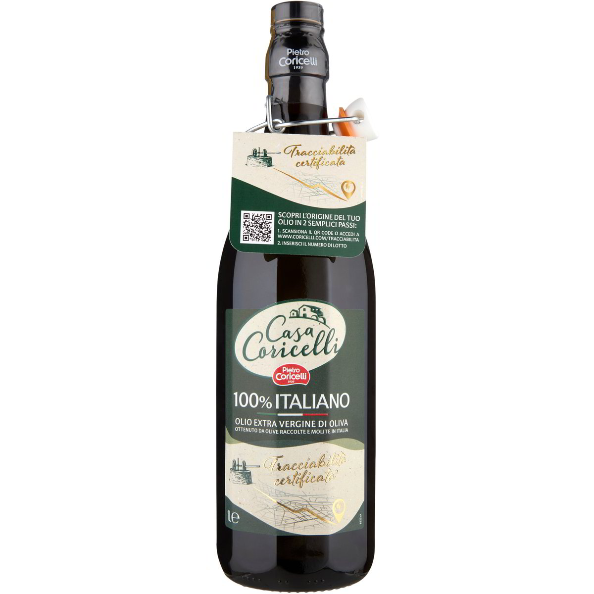 Olio extra vergine di oliva 100% italiano PIETRO CORICELLI 1000 ML ...