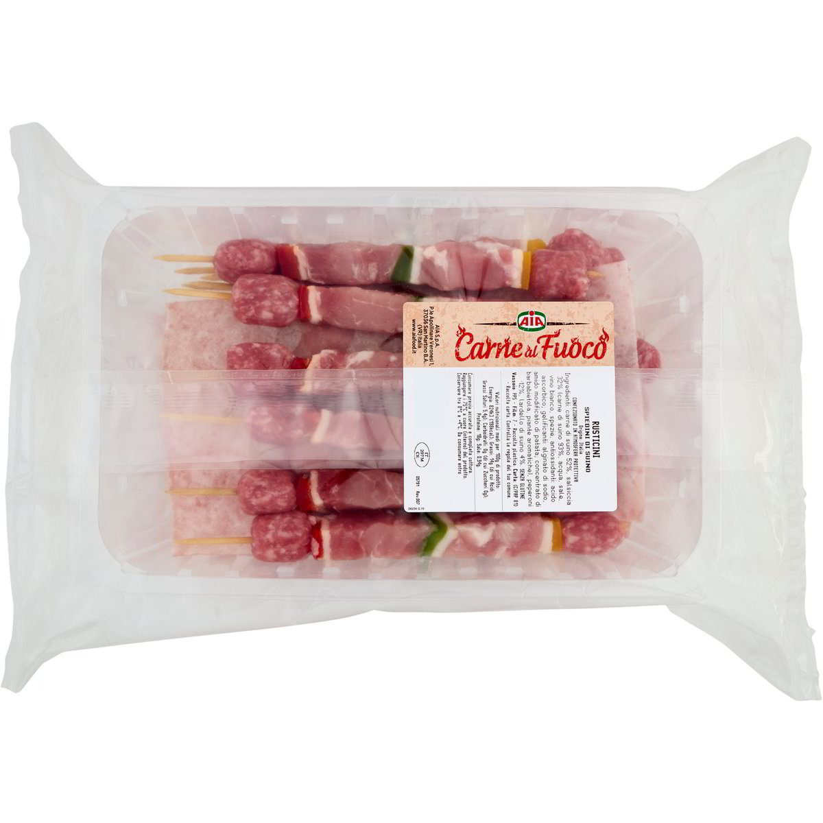 Spiedini di suino rusticini carne al fuoco AIA 1800 G - Coop Shop