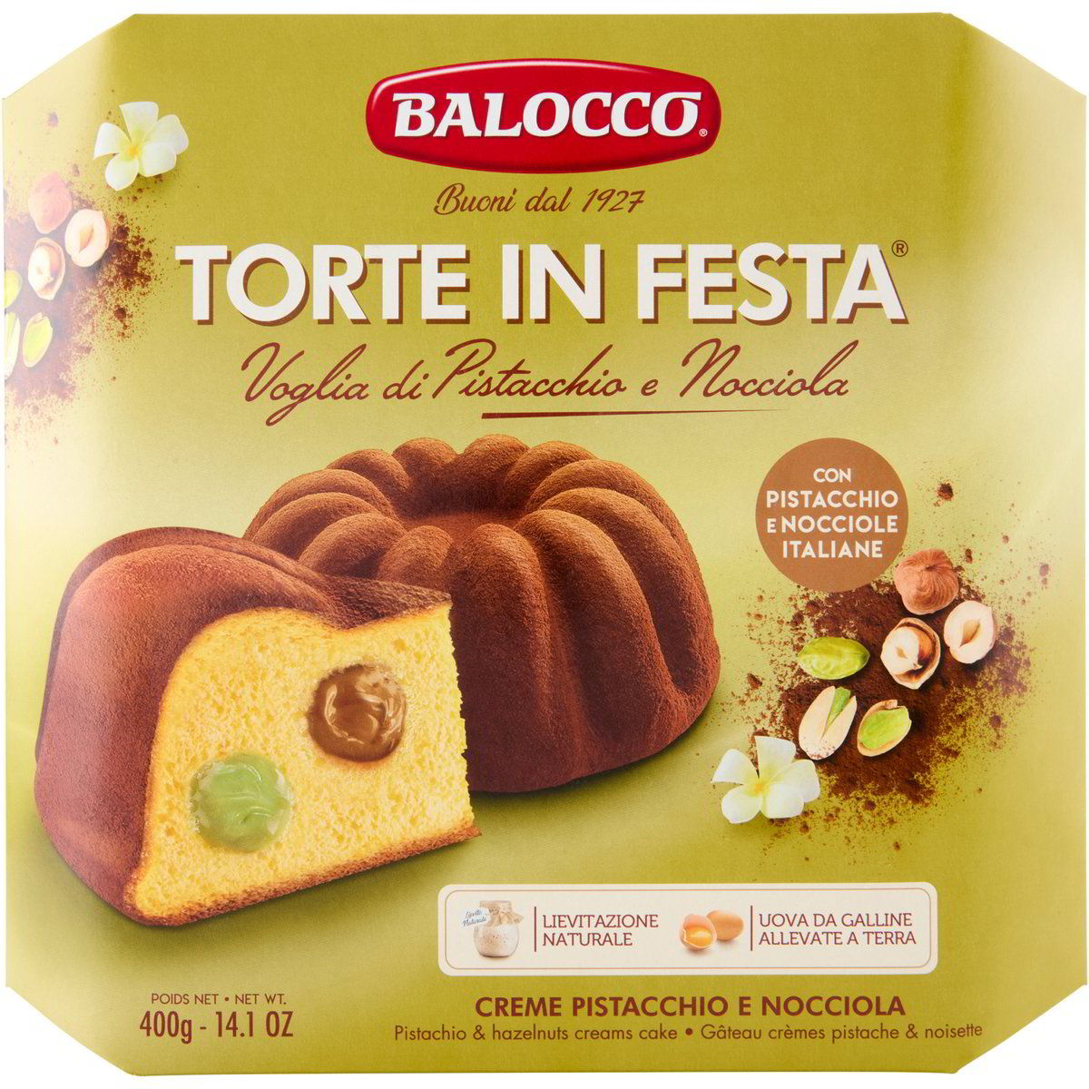 Torta con crema di pistacchio e nocciola BALOCCO 400 G - Coop Shop