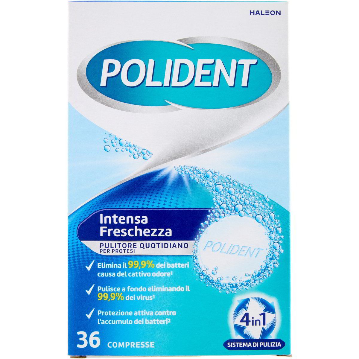 Protesi pulitore dentale intensa freschezza 4in1 POLIDENT 1 PZ - Coop Shop