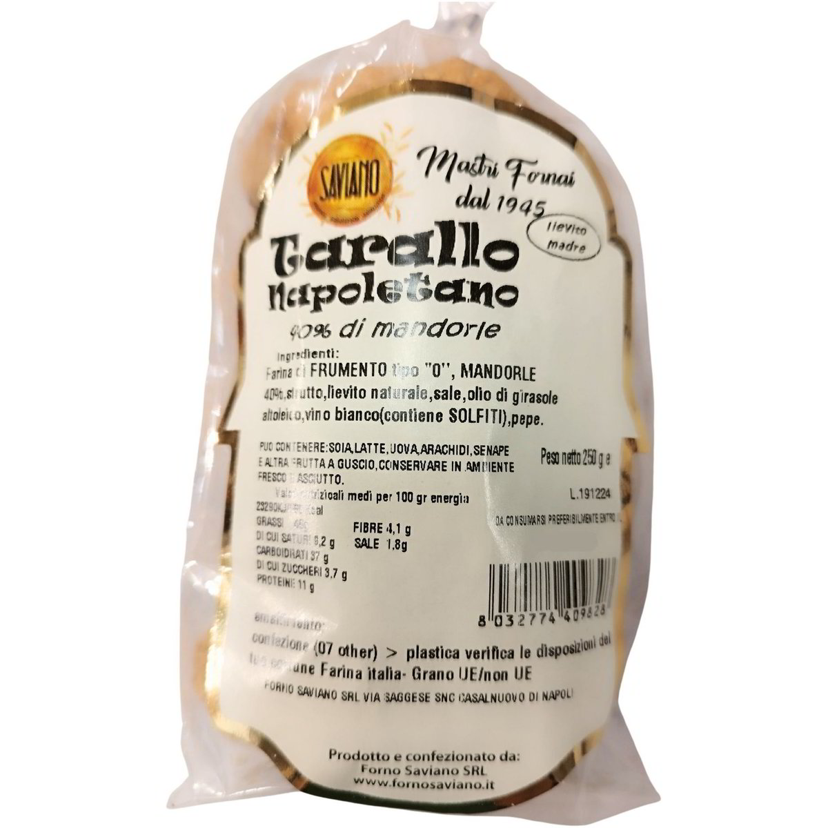 Tarallo napoletano FORNO SAVIANO 250 G - Coop Shop
